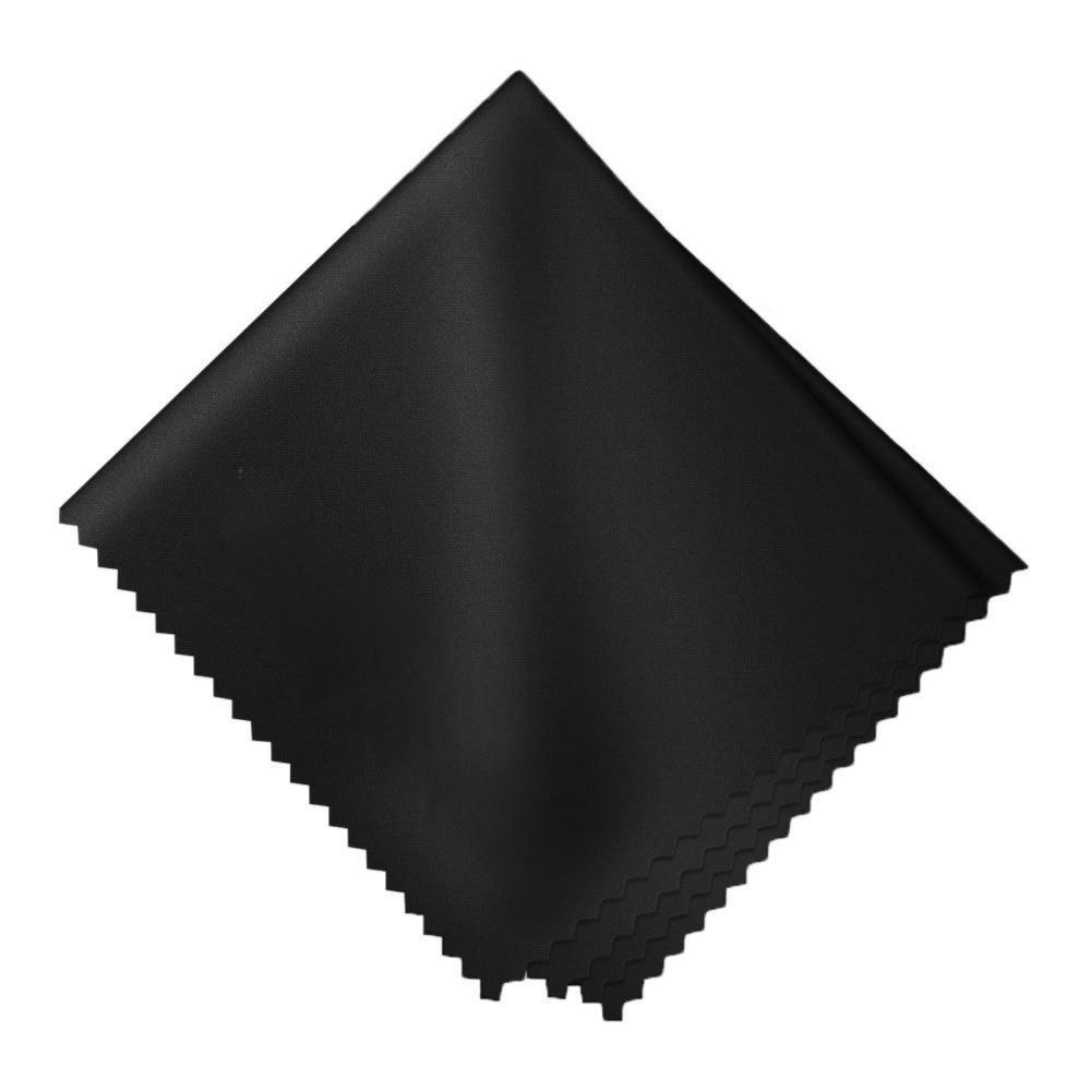 30x30 cm - 240 g/m² Black Microfiber Cloth Pack (10 Microfiber Cloths ...